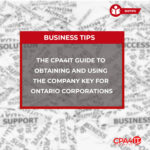 Obtain & Use Your Ontario Company Key