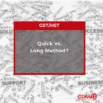 GST/HST - Quick vs. Long Method